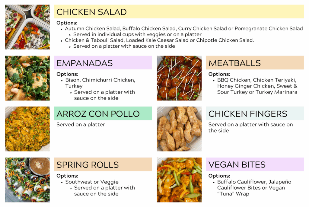 Catering Menu - LS Organics